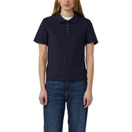 Poloshirt s.Oliver, Damen, Gr. 44, navy, Piqu&eacute;, Obermaterial: 95% Baumwolle, 5% Elasthan, unifarben, regular fit normal, ohne Ausschnitt, Shirts, mit Piqu&eacute;-Struktur