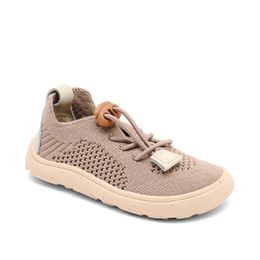 bisgaard Baby Lauflernschuh "barefoot jua", Gr. 24stone, Leder, Textil, Basic, Schuhe, Barfu&szlig;schuh mit Schnellverschluss, Gr&ouml;&szlig;enschablone zum Download