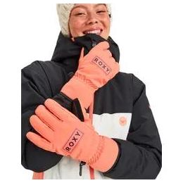 Snowboardhandschuhe Roxy "Freshfield", Damen, Gr. S, coral chic, Obermaterial: 50% Microfaser, 50% Polyurethan;, Handschuhe