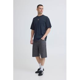 Blend Herren Rundhalsshirt "Rundhalsshirt BHKyle Backprint", blau, Gr. XL, Obermaterial: 100% Baumwolle CO., Shirts