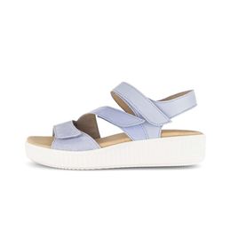 Gabor Damen Plateausandaletten "Plateau Sandale", Gr. 44, blau, Schuhe
