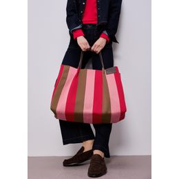 Shopper Street One, Damen, multicolor, Stoff, Polyester, Taschen Shopper, im Color Blocking Style