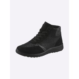 airsoft modern+ Damen Stiefelette f&uuml;r empfindliche F&uuml;&szlig;e, schwarz, Gr&ouml;&szlig;e 39