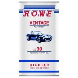 ROWE HIGHTEC VINTAGE SAE 30 MILD LEGIERT 5l 20224-0050-99 Motor&ouml;l f&uuml;r FIAT VOLVO PORSCHE LADA MITSUBISHI TOYOTA MAZDA HONDA NISSAN DAIHATSU SUBARU IS