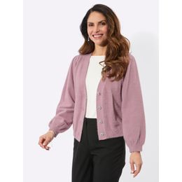WITT Damen Cardigan, mauve, Gr&ouml;&szlig;e 36
