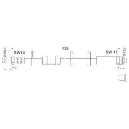 ATE Bremsschlauch 24.5112-0435.3 vorne rechts links f&uuml;r PEUGEOT FIAT CITRO&Euml;N 480635 ZF07567862 7567862