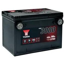 Yuasa YBX3000 - SMF 12V 74Ah 740A YBX3780 Starterbatterie f&uuml;r PONTIAC CHEVROLET CADILLAC HUMMER SAAB BUICK DODGE DFSK