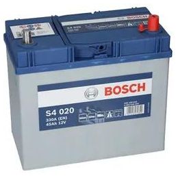 Bosch Starterbatterie S4 12 V, 45 Ah, 330 A 0 092 S40 200 12V 45Ah 330A f&uuml;r RENAULT SUZUKI DAEWOO TOYOTA MAZDA VAUXHALL DAIHATSU NISSAN OPEL HONDA B3B