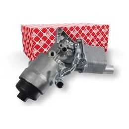 febi bilstein Geh&auml;use, &Ouml;lfilter 183631 mit &Ouml;lk&uuml;hler f&uuml;r VAUXHALL CHEVROLET OPEL 650039 25200134 55566784