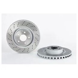 Brembo Bremsscheibe COATED DISC LINE 09.A732.11 vorne rechts links Gelocht 335mm f&uuml;r MERCEDES-BENZ BRABUS A2214211012 2214211712 2214210612