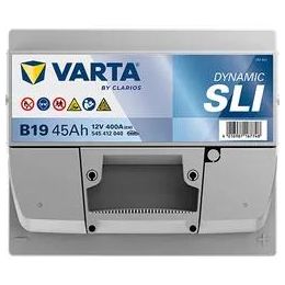 Varta Starterbatterie DYNAMIC SLI 12V, 45 Ah, 400 A 545412040K262 12V 45Ah 400A f&uuml;r VW PEUGEOT FIAT / LANCIA TOYOTA AUDI MERCEDES-BENZ HYUNDAI RENAULT