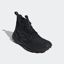 adidas terrex Herren Wanderschuh "FREE HIKER 2.0 GORE-TEX", Gr. 41, schwarz, Synthetik, Textil, Schuhe, wasserdicht dank Gore-Tex Membrane