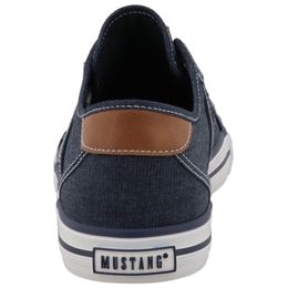 Mustang Shoes Herren Slip-On Sneaker "Winona", Gr. 41navy, Baumwolle, Schuhe, Slipper, Halbschuh mit modischen Kontrastn&auml;hten