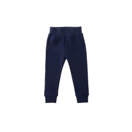 Liliput M&auml;dchen Sweathose "marine", blau, Gr. 74, unifarben, 80% Baumwolle, 20% Polyester, Hosen, mit elastischen Rippb&uuml;ndchen