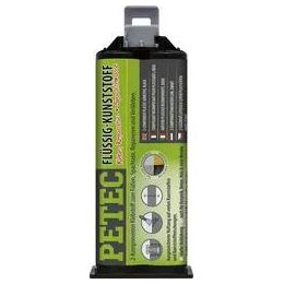 Petec Fl&uuml;ssig-Kunststoff (50 ml) 98355 Kunststoff-Klebstoff,Klebstoff, Kunststoffreparatur,Universalklebstoff schwarz