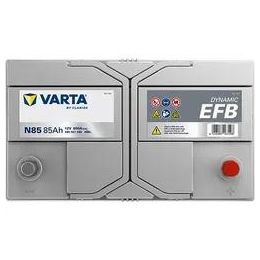 Varta Starterbatterie DYNAMIC EFB 12 V, 85 Ah, 800 A 585501080K262 12V 85Ah 800A f&uuml;r MITSUBISHI MAZDA GREAT WALL SH0218520B9D 3703400XKZ16A 8201A173
