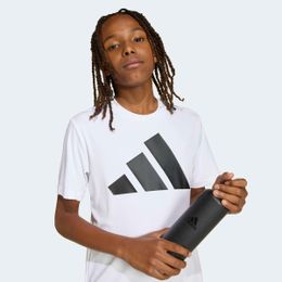 Jungen T-Shirt "J TR-ES BL T", wei&szlig;, Gr. 116, adidas Sportswear, Obermaterial: 100% Polyester, Shirts