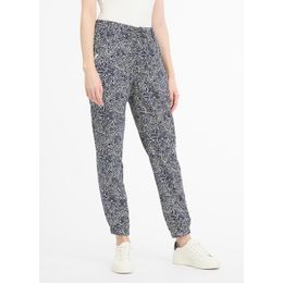Ragwear Damen Jogger Pants "TALIN PRINT", schwarz, Gr. 31, bedruckt, Web, Obermaterial: 100% Viskose, Hosen