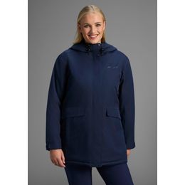 Maier Sports Damen Allwetterjacke "DA-JACKE MTEX EL. LISBON", blau, Gr. 21, Obermaterial: 100% Polyester, Jacken, mit mTEX-10.000-Membran,