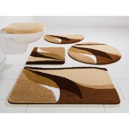 Badematte OTTO HOME, H:20mm, braun, Polyacryl, Badematten, "Magnus, Badvorleger, Badezimmer Teppich", mehrfarbig, Badteppich, Badematten auch als 2