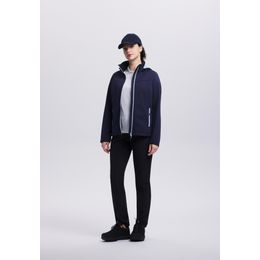 Icepeak Damen Softshelljacke "BOISE", blau, Gr. 40, Obermaterial: 100% Polyester, Jacken, wasserabweisendes Material, atmungsaktiv, Wassers&auml;ule 8000
