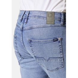 Stooker Men Herren 5-Pocket-Jeans "Glendale Denim Slim Straight Fit Jeans", blau, Gr. 38, Denim/Jeans, 98% Baumwolle, 2% Elasthan, Jeans, Slim