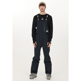 SOS Herren Skihose "Ruka", schwarz, Gr. M, unifarben, 84% Nylon, 16% Elasthan, Hosen, mit praktischen Tr&auml;gern