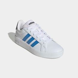 Kinder Sneaker "GRAND COURT 3.0 KINDER UND TEENS", adidas Sportswear, Gr. 36cloud wei&szlig;, lucid ray blau, aurora onix, Synthetik, Textil, Schuhe, f&uuml;r