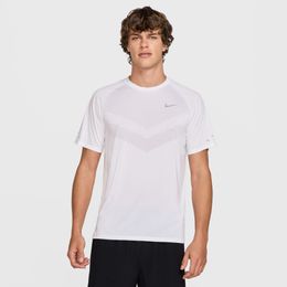 Nike Herren Laufshirt "M NK DFADV STRIDE SS TOP"wei&szlig;, reflect, Gr. XL, Obermaterial: 100% Polyester, Shirts