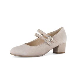 Gabor Damen Spangenpumps "Spangenpumps", Gr. 38beige, Schuhe