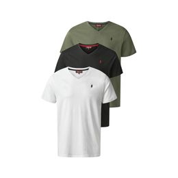 MCS Herren Kurzarmhemd "MCS T-shirt MCTexacana"tap shoe, beetle, wei&szlig;, Gr. XL, Obermaterial: 100% Baumwolle, Hemden