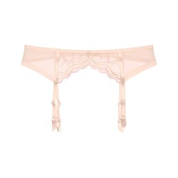 Triumph Damen Strumpfband "Palina Waves of Glow Suspender Belt", Gr. M, rosa, Spitze, Obermaterial: 77% Polyamid, 23% Elasthan, Strumpfhalter,
