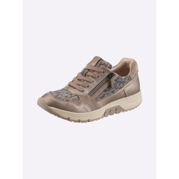 Caprice Damen Sneaker mit Schrittd&auml;mpfung, taupe, Gr&ouml;&szlig;e 38