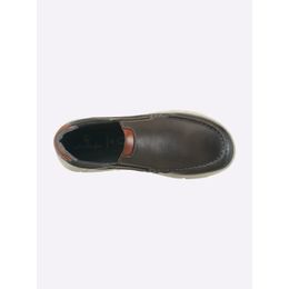 Naturl&auml;ufer Naturl&auml;ufer Herren Slipper mit Leder-Wechselfu&szlig;bett, grau, Gr&ouml;&szlig;e 46