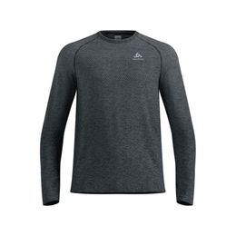Odlo Essential Seamless T-Shirt Crew Neck l/s Bekleidung Herren grau M