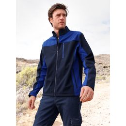 Catamaran Herren Softshelljacke mit Fleece gef&uuml;ttert, marine-royalblau, Gr&ouml;&szlig;e 48