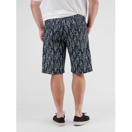 Lerros Herren Chinoshorts "Leichte Chino-Bermuda mit Print, grosse Gr&ouml;&szlig;en"blau night, Gr. 42, 74% Baumwolle, 26% Leinen, Hosen