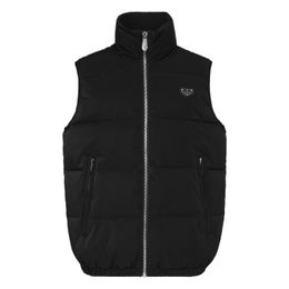 Philipp Plein Herren Outdoorjacke "Daunenweste", schwarz, Gr. L, Obermaterial: 100% Polyester. Futter: 100% Polyester. F&uuml;llung: 100% Polyester, Jacken