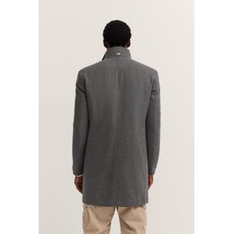 Bugatti Herren Kurzmantel "Westen-Einsatz"280, dunkelgrau, Gr. 52, unifarben, 55% Wolle, 40% Polyester, 5% sonstige Fasern, M&auml;ntel, Modern Fit mit