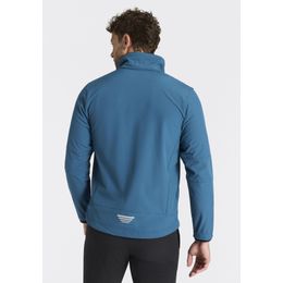 CMP Herren Softshelljacke, blau, Gr. 52, Softshell, Obermaterial: 96% Polyester, 4% Elasthan. Innenseite: 100% Polyester, Jacken, mit