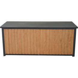 Kissenbox siena GARDEN, teak, B:79cm H:75cm T:181cm, Aluminium, Aufbewahrungsboxen, Gestell aus Aluminium, 181x79x75cm woodlook