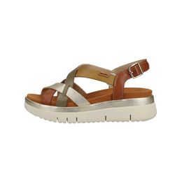 Pikolinos Damen Riemchensandale "Pikolinos Sandalen Leder", Gr. 39brandy, Leder, Schuhe