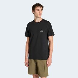 adidas terrex Herren Funktionsshirt "MOUNTAIN GRAFIK", schwarz, Gr. XL, Obermaterial: 100% Baumwolle, Shirts, Print T-Shirt