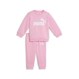 Puma Jungen Jogginganzug "Essentials Minicats Crew Jogginganzug Kinder"pink shimmer, Gr. 62, Obermaterial: 32% Polyester, 68% Baumwolle; Rippe: 97%