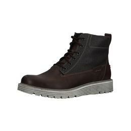 Josef Seibel Herren Schn&uuml;rstiefelette "Josef Seibel Stiefelette Leder/Textil", Gr. 43, braun, Leder, Textil, Schuhe