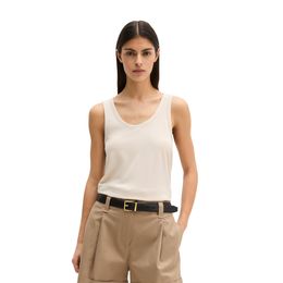 Marc O'Polo MARC O'POLO Damen T-Shirt "aus weichem Single Jersey"grau silk, Gr. S, unifarben, Obermaterial: 67% Lyocell, 33% Baumwolle, Shirts