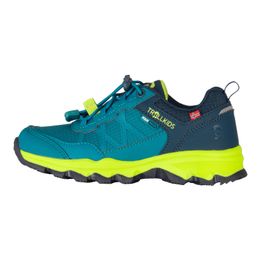 Trollkids Kinder Outdoorschuh "Kids Trolltunga Hiker Low XT", Gr. 28, blau, Synthetik, Textil, Schuhe, wasserdicht