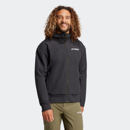 adidas terrex Herren Sweatjacke "MULTI", schwarz, Gr. XL, Obermaterial: 87% Polyester, 13% Elasthan, Sweatjacken