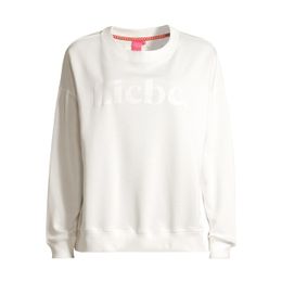Sweatshirt SALZHAUT "Sweatshirt MUDDERHUS", Damen, Gr. XL, wei&szlig; (sanftes wei&szlig;), Obermaterial: 63% Baumwolle CO. 20% Polyester PES. 17% Modal CMD., Sweatshirts Sweatshirt