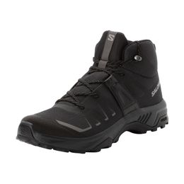 Wanderschuh Salomon "EXTEND MID GORE-TEX", Herren, Gr. 44,5, phantom, schwarz, castlerock, Synthetik, Textil, Schuhe Wanderschuh, wasserdicht dank Gore-Tex Membrane
